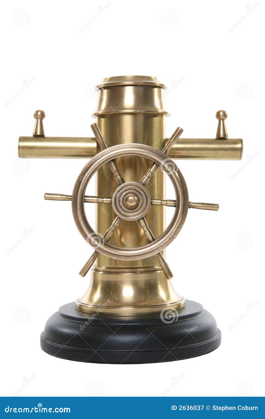 Gold Helm stock image. Image of ship, navigate, nautical - 2636037