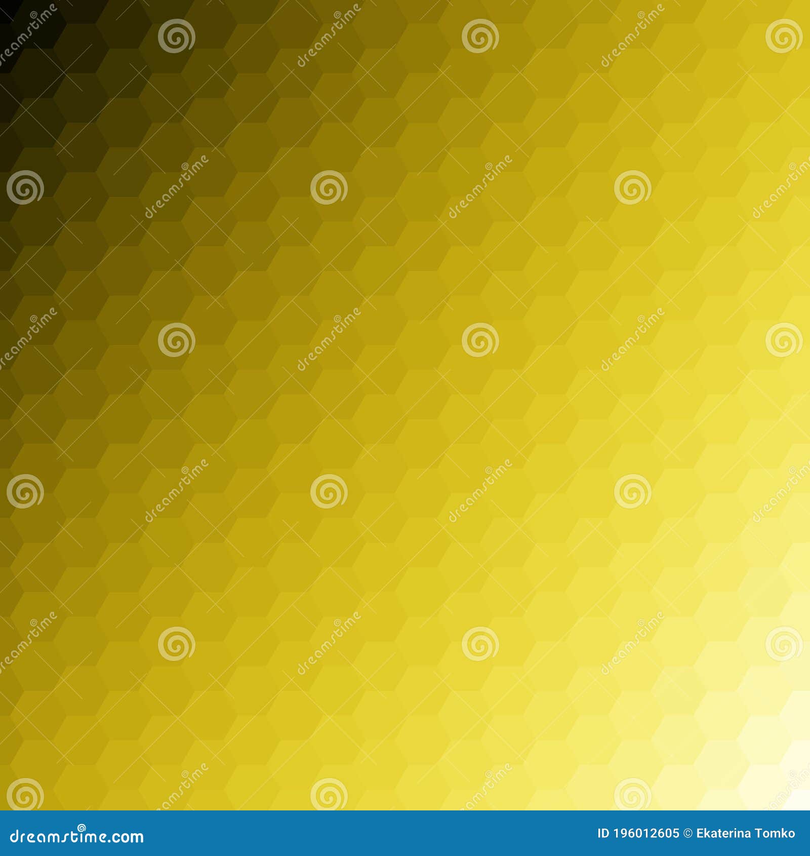 Gold Hexagon Background. Geometric Abstraction. Vector Eps 10 Stock ...