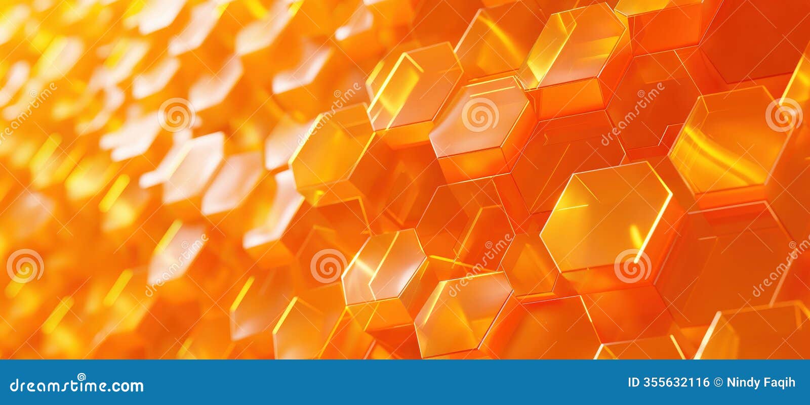 Gold Hexagon Pattern Texture Background, Glow Stock Illustration ...
