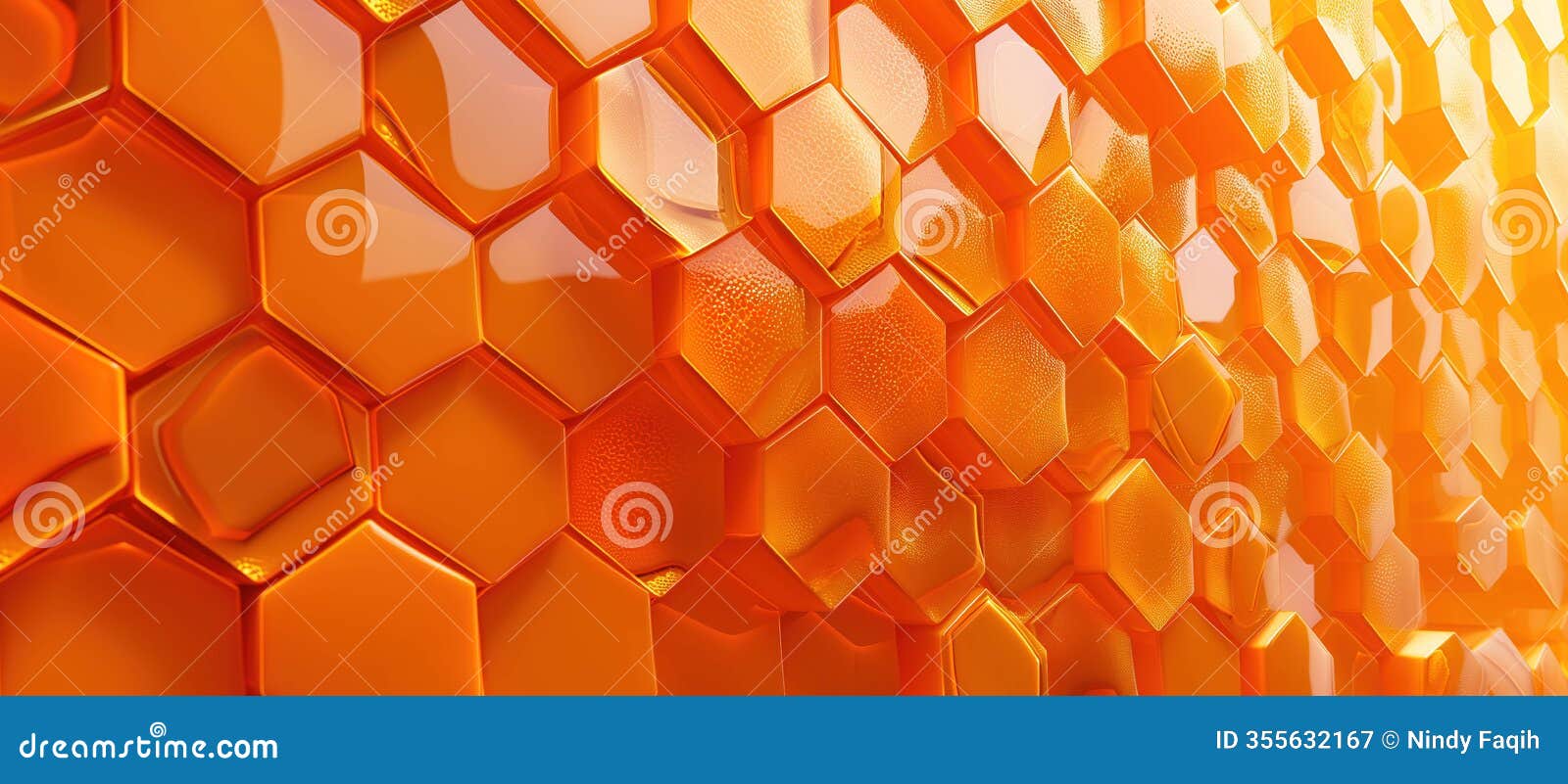 Gold Hexagon Pattern Texture Background, Glow Stock Illustration ...