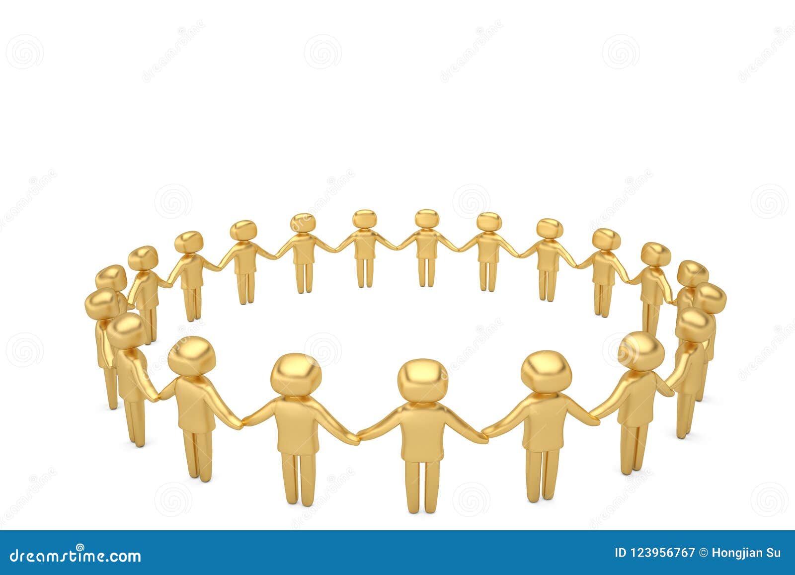 The Gold Human 3d Figure Extends Its Influence To The Neighboring ...