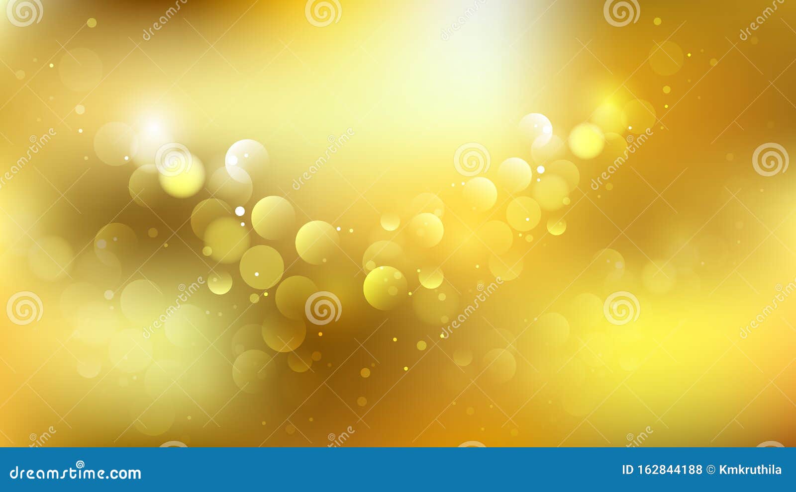 Gold Illuminated Background Stock Vector - Illustration of blurry ...