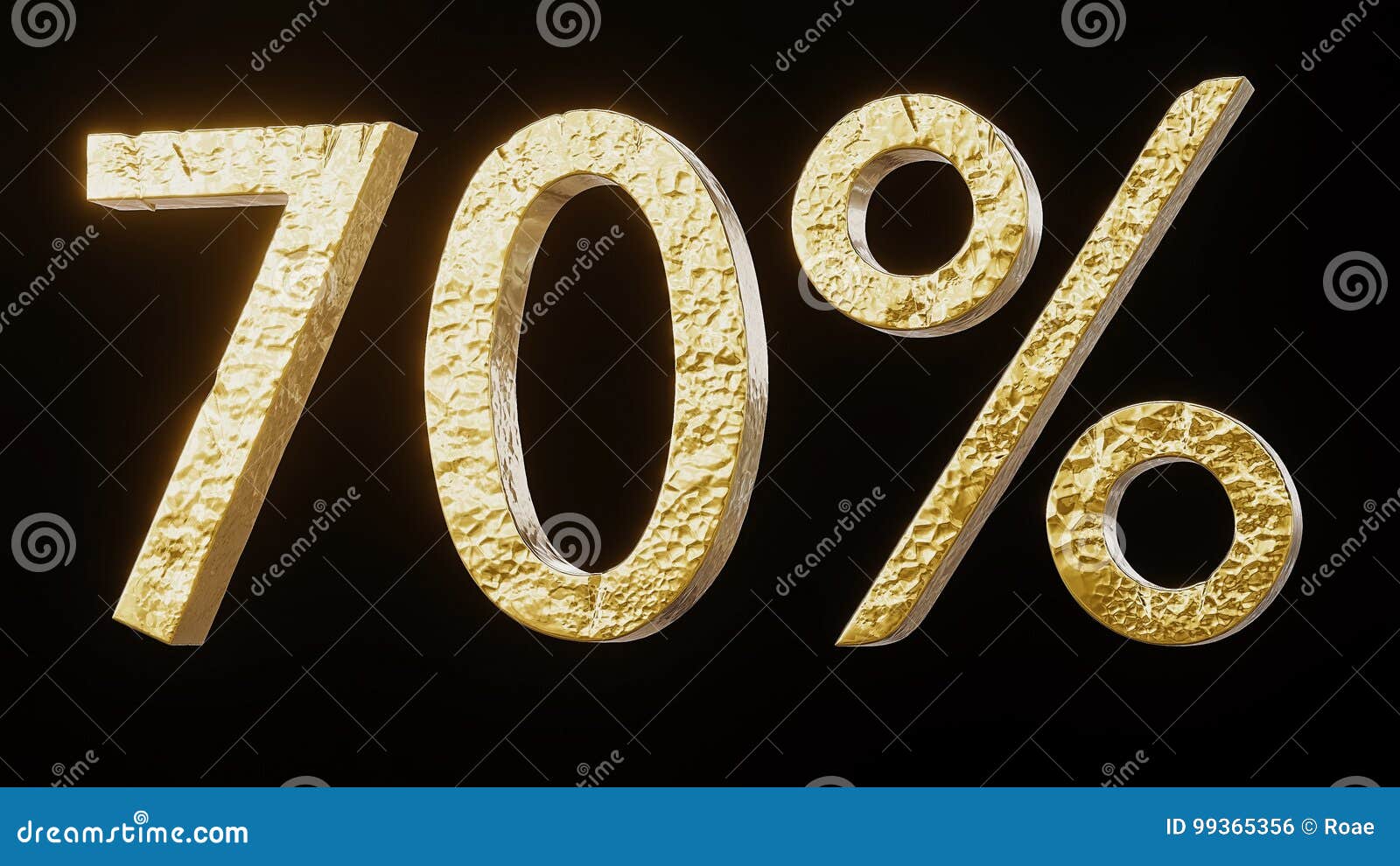 Gold 70 illustration stock illustration. Illustration of golden - 99365356