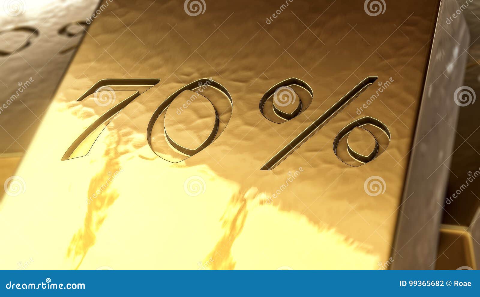 Gold 70 illustration stock illustration. Illustration of promotion ...