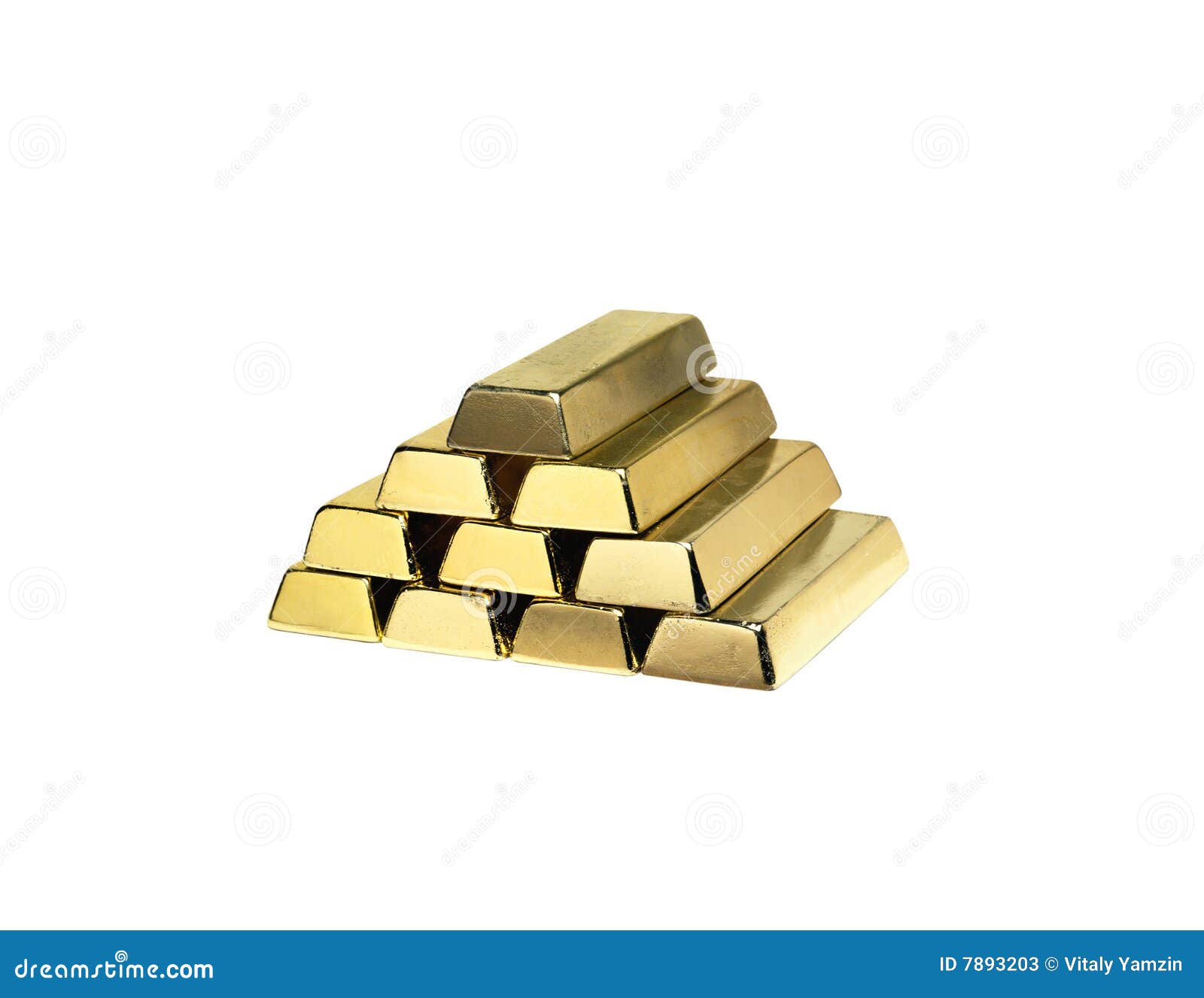 Gold ingots stock image. Image of bringing, stack, aurum - 7893203