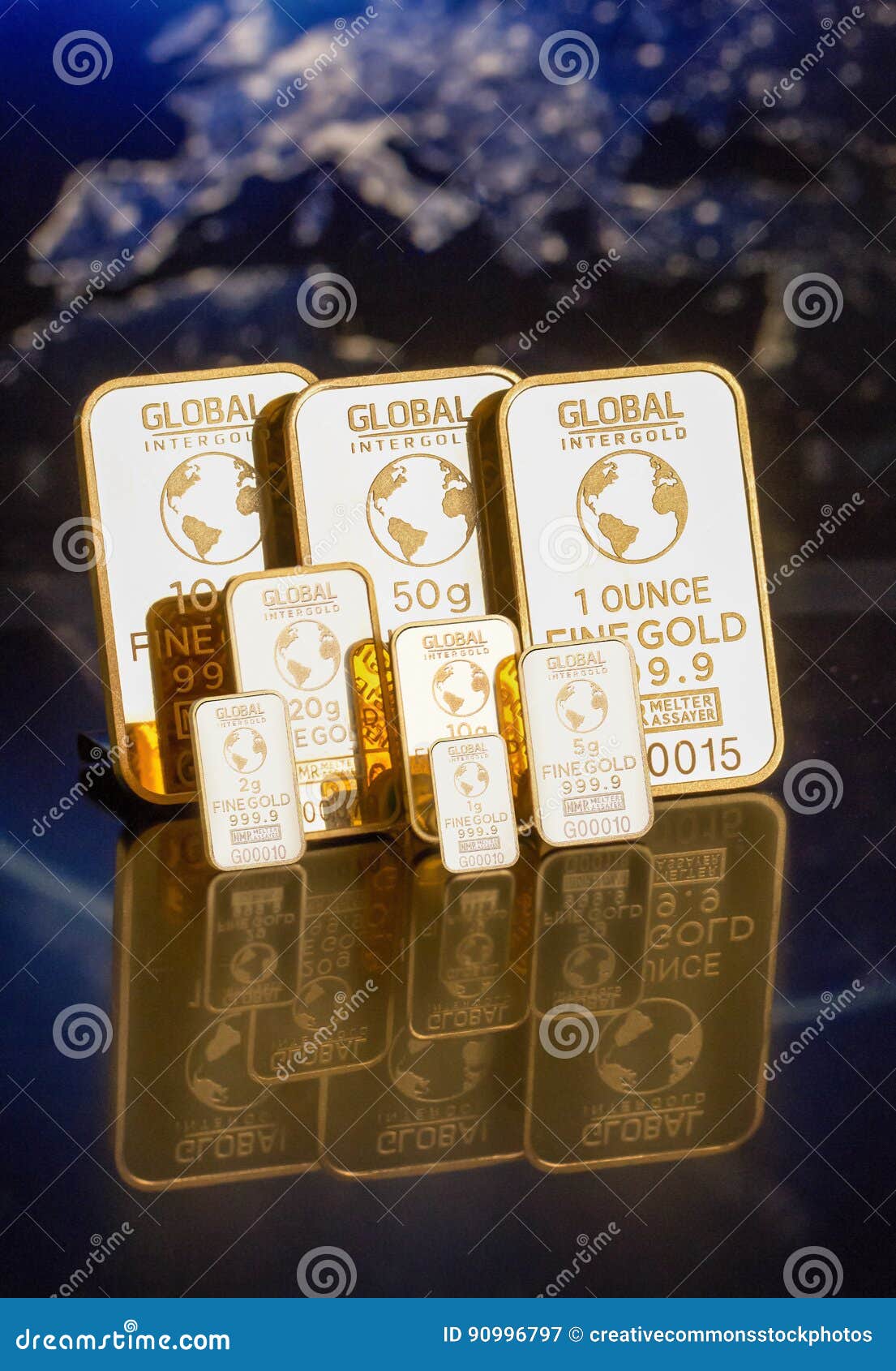 Gold Ingots Picture. Image: 90996797