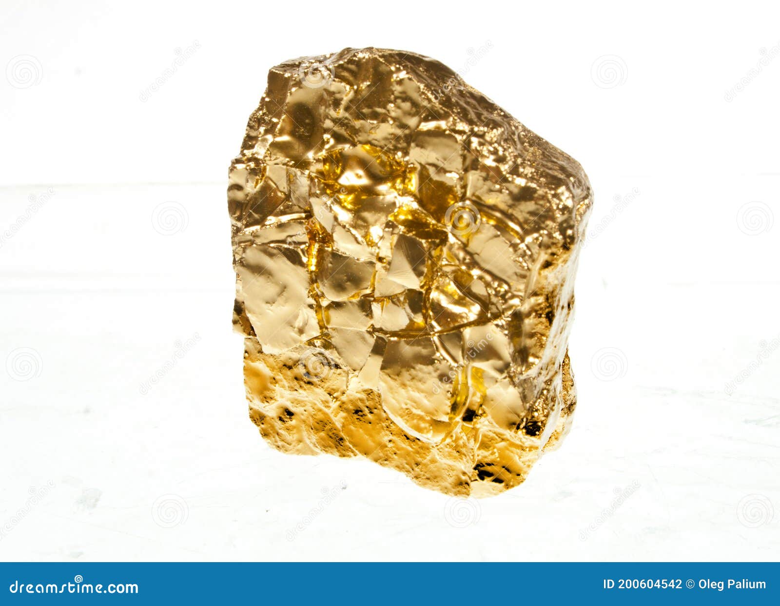 Gold Isolated on White Background Stock Photo - Image of background ...