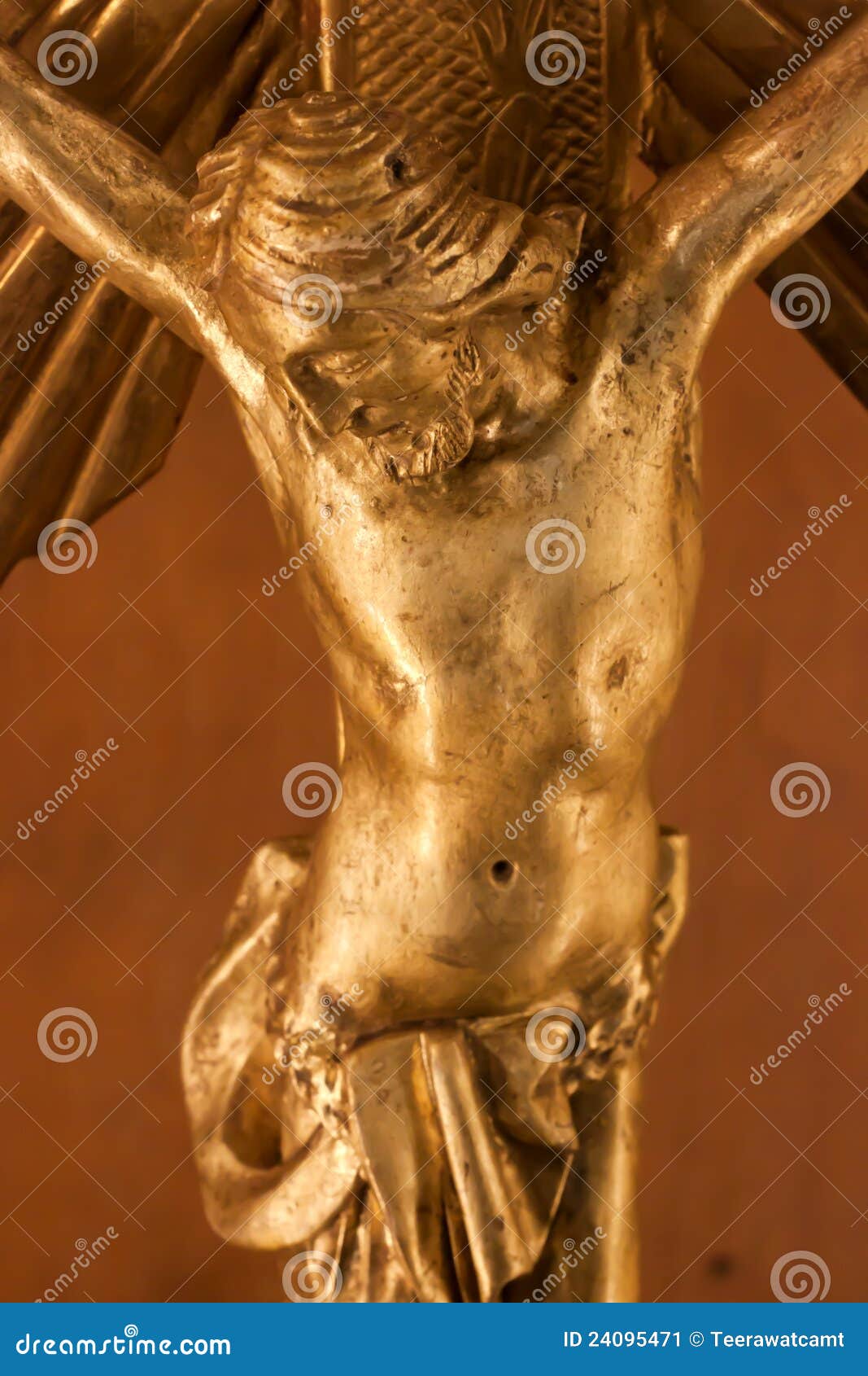 A gold Jesus Christ stock image. Image of graphics, shape - 24095471