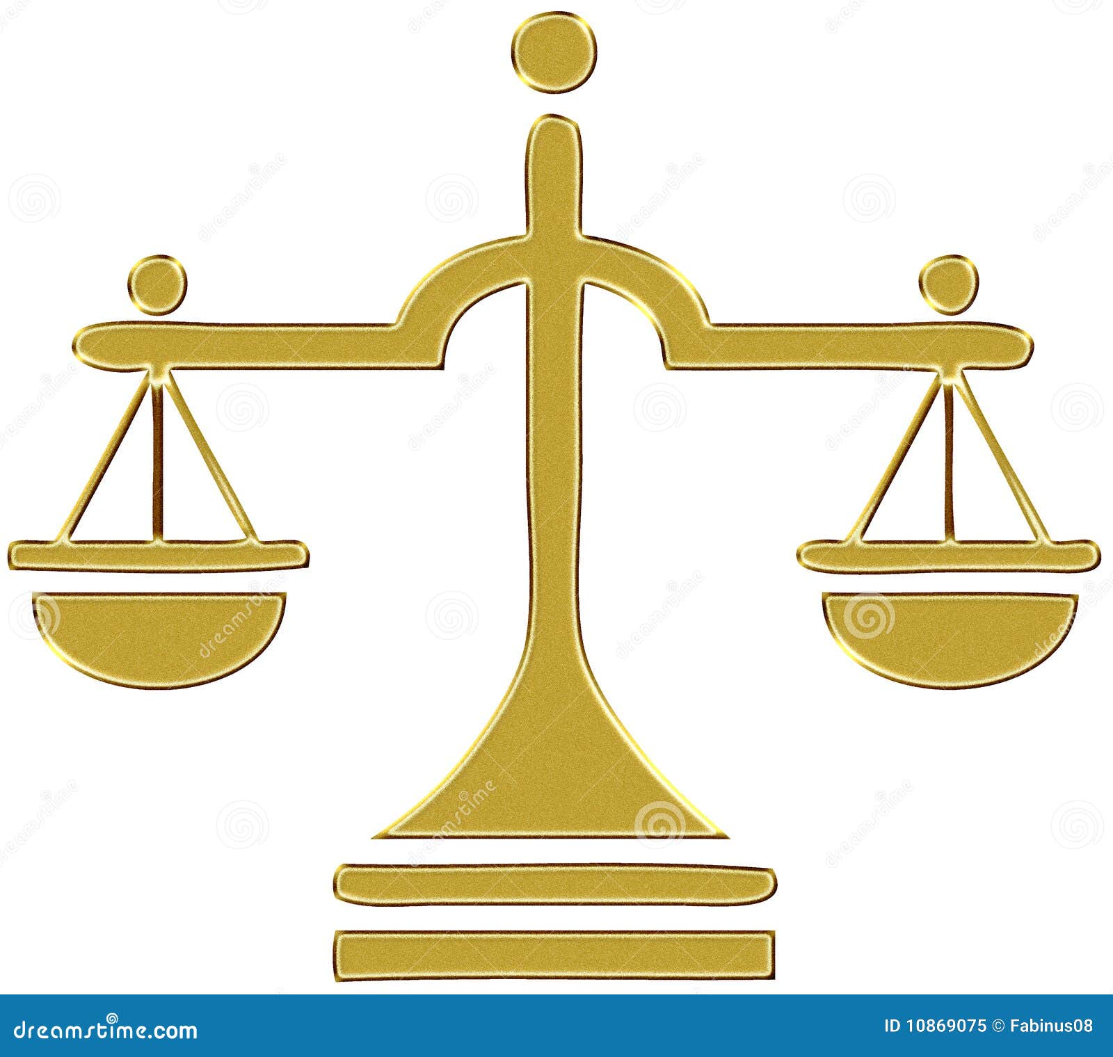 Gold justice balance stock illustration. Illustration of legal - 10869075
