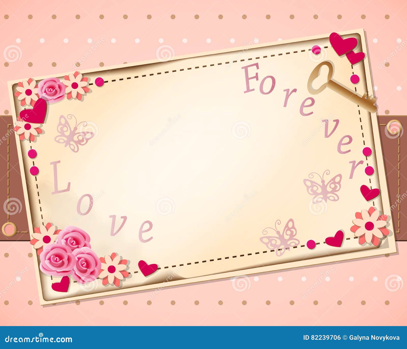 Gold key card stock vector. Illustration of handmade - 82239706