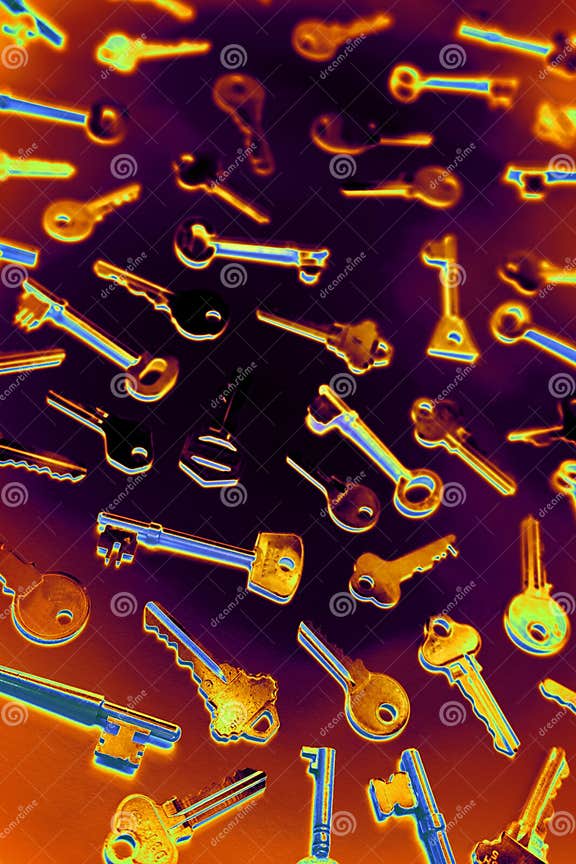 Gold keys stock image. Image of objects, metal, detail - 2550337