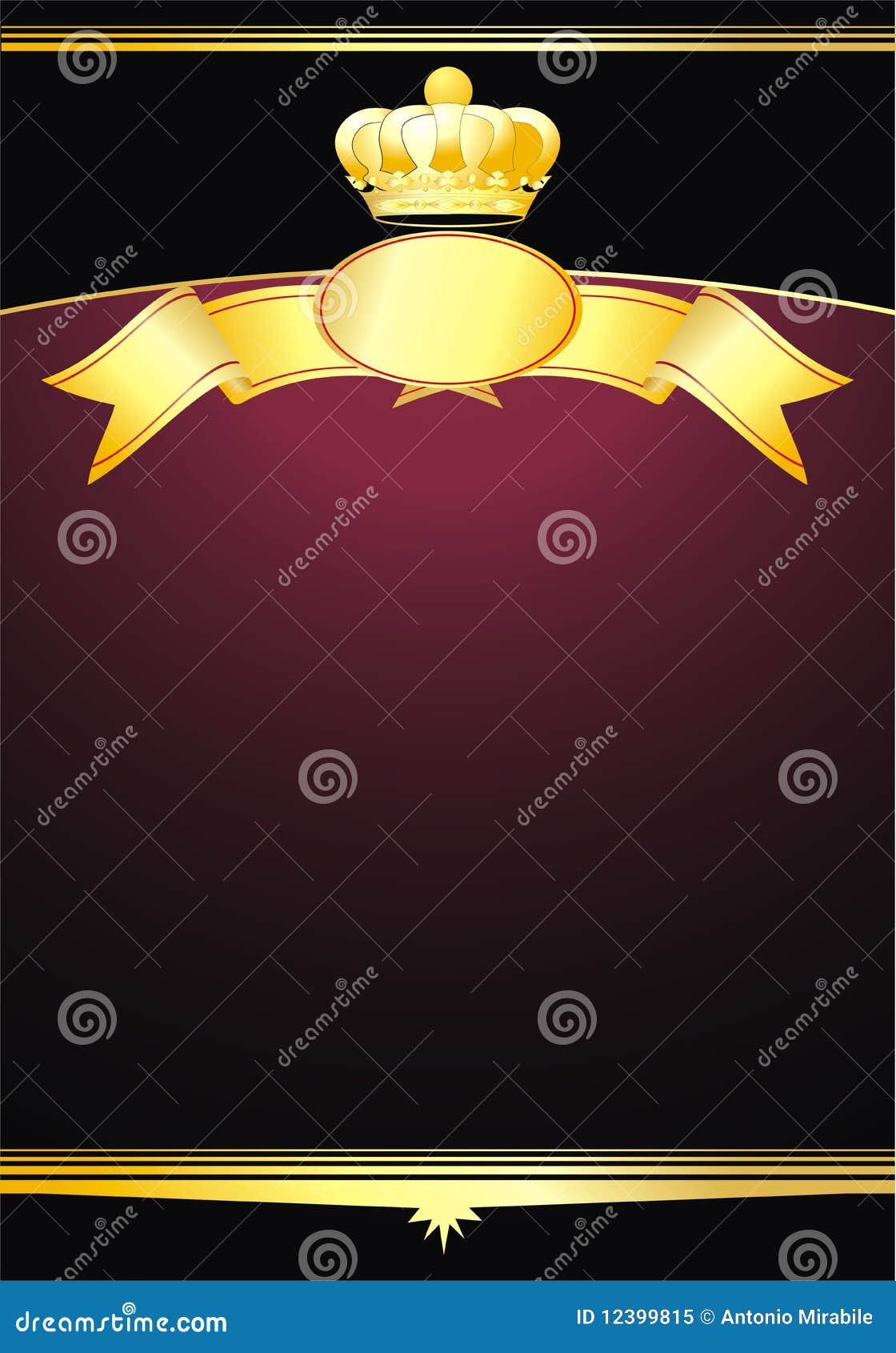 Gold Vip Label, Realistic Ribbon On Shiny Glitter Background Vector ...