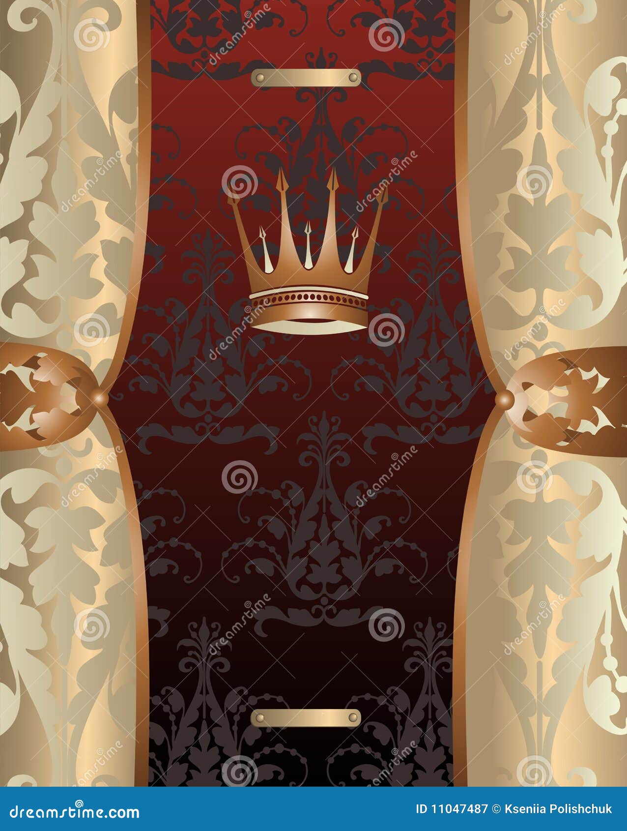 Gold label for packaging stock vector. Illustration of placard - 11047487