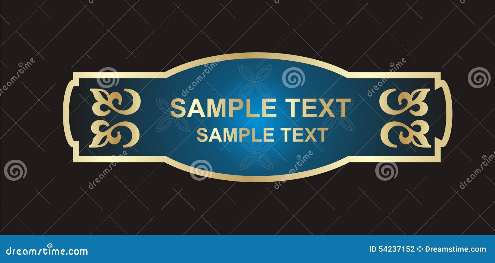 Gold label stock illustration. Illustration of rich, interior - 54237152