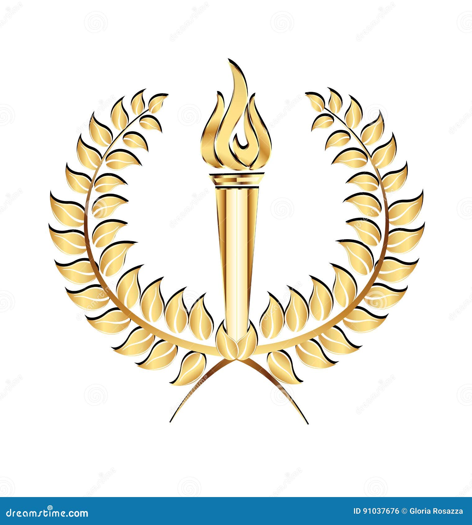 Castle And Torch Emblem