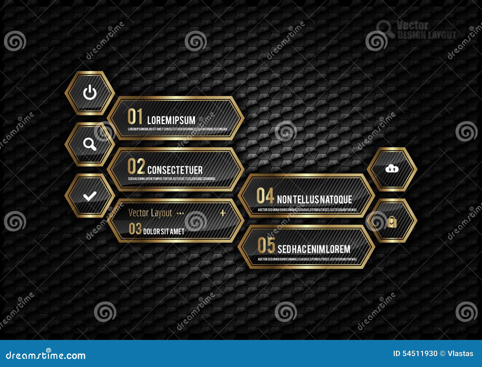 Gold Layout stock vector. Illustration of backdrop, decoration - 54511930