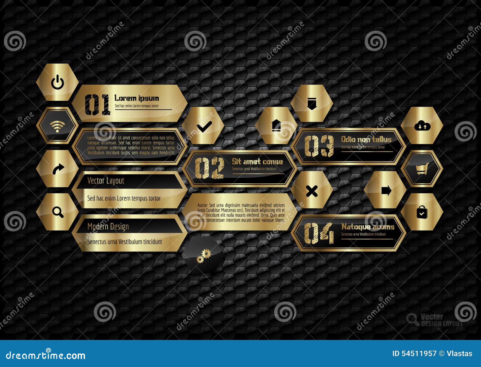 Gold Layout stock vector. Illustration of concept, layout - 54511957