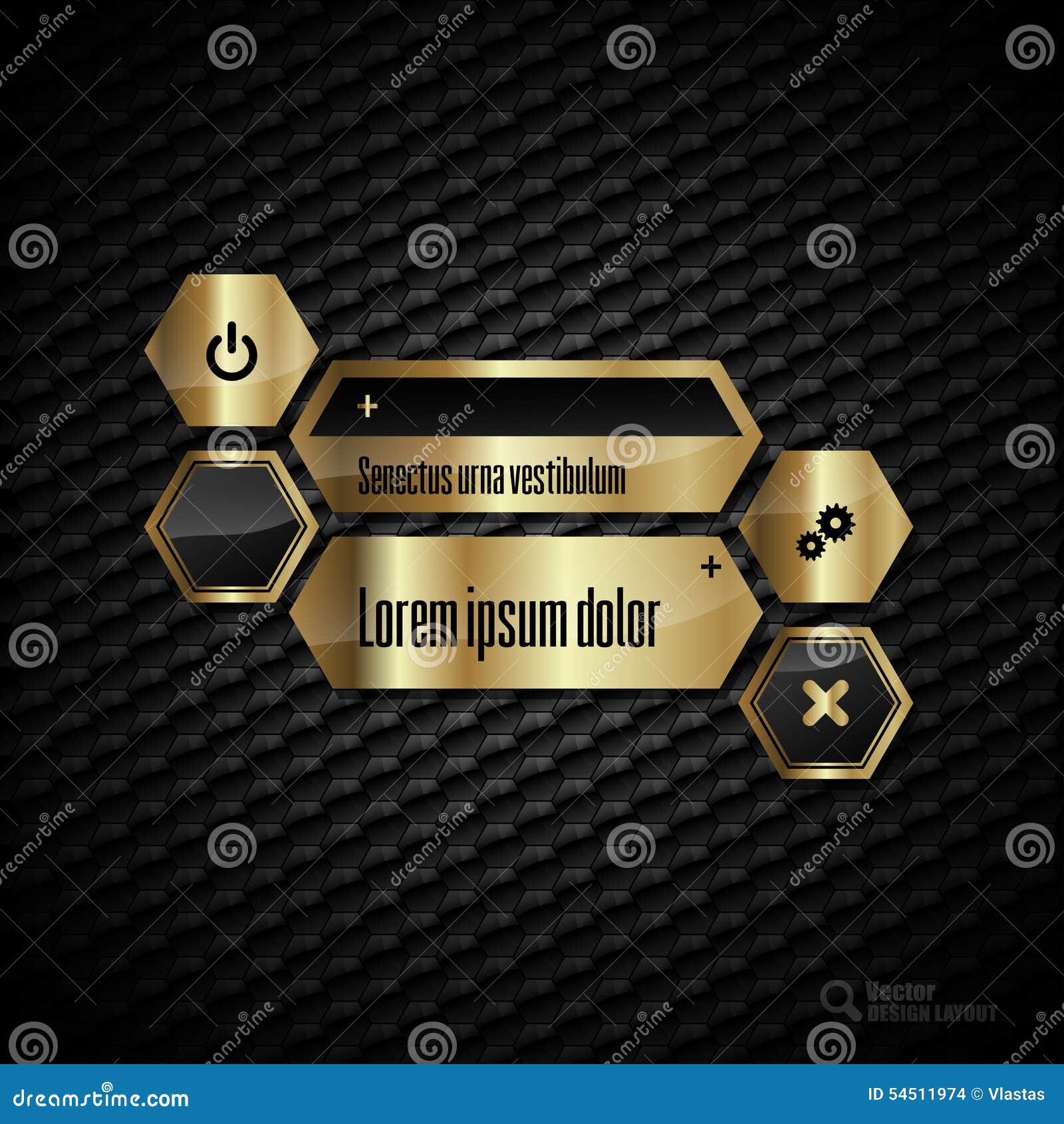 Gold Layout stock vector. Illustration of frame, backdrop - 54511974