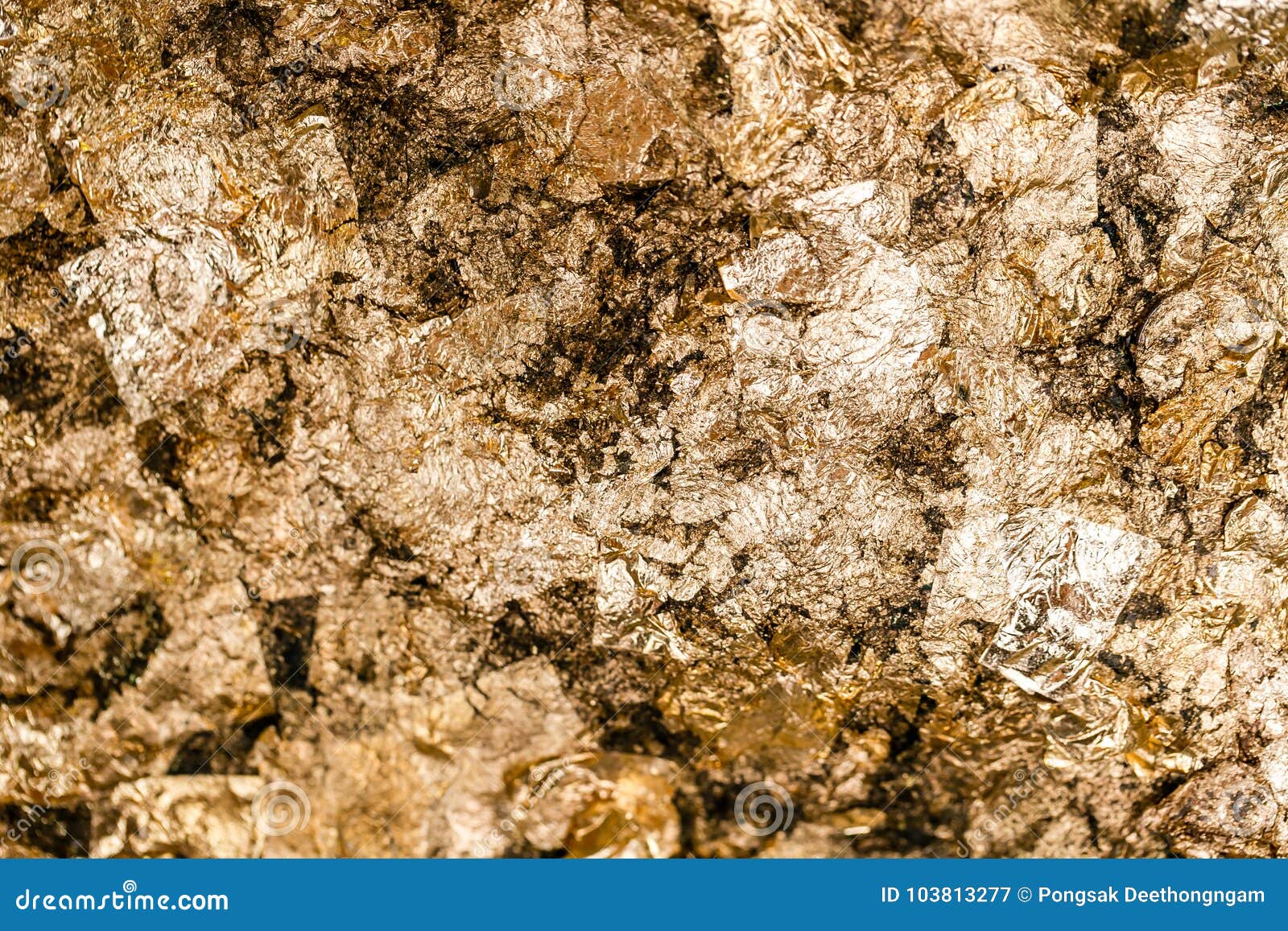 The gold leaf. stock image. Image of wall, smooth, textured - 103813277