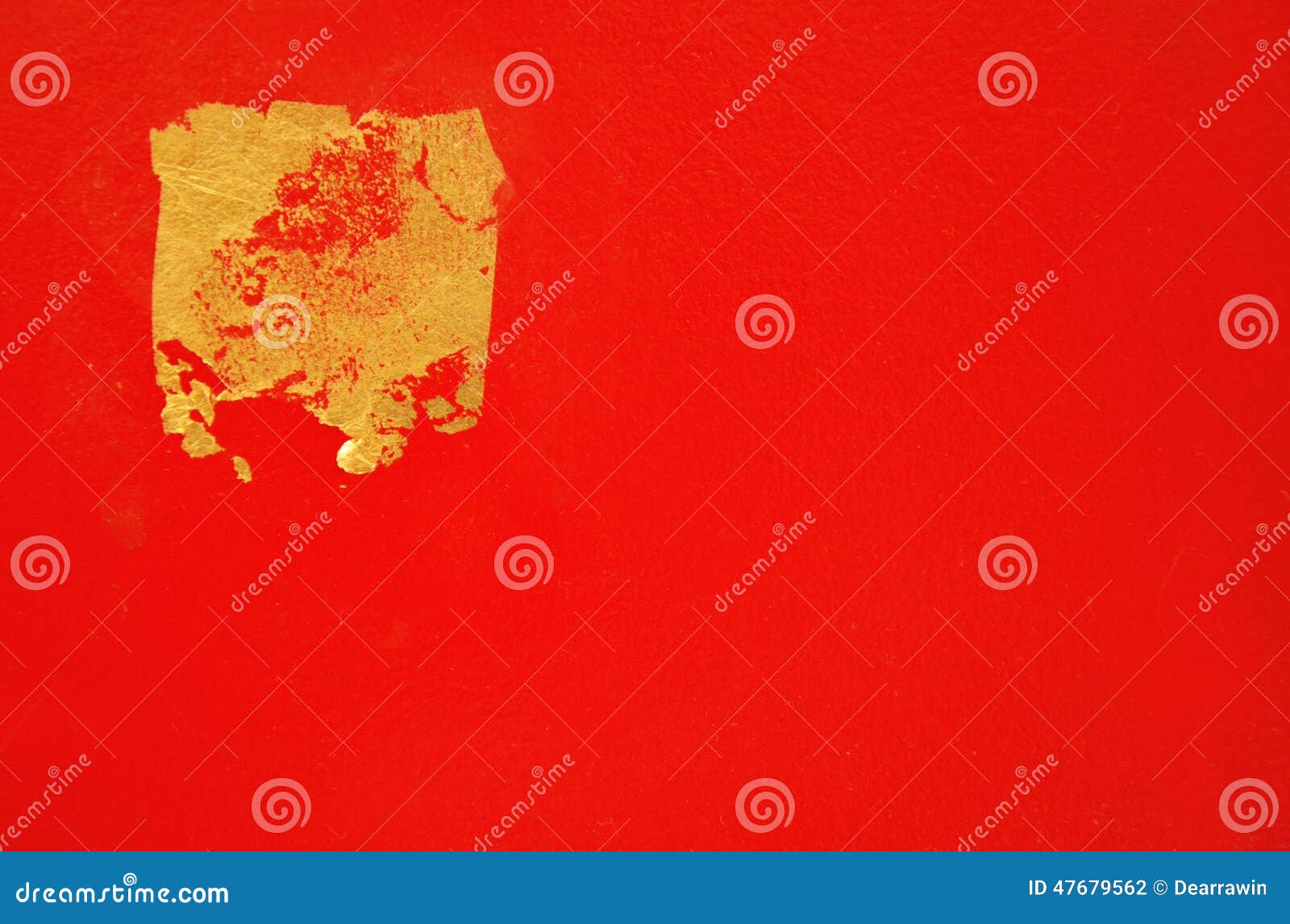 Gold Leaf on the Red Bacground Stock Photo - Image of leaf, esteem ...
