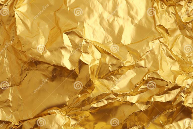 Gold Leaf Structure Background. Generate Ai Stock Illustration ...