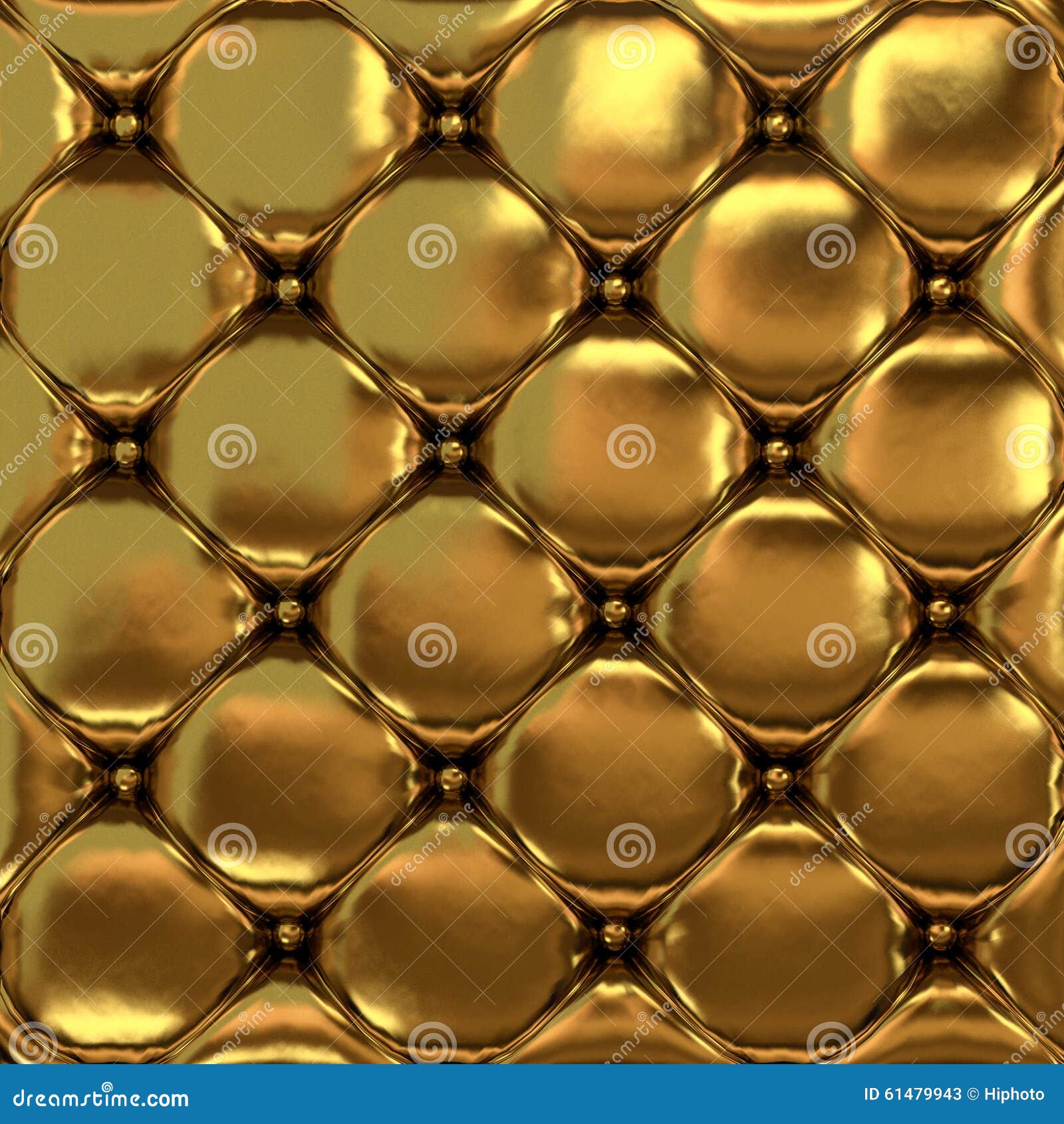 The Gold Leather Texture of the Quilted Skin Stock Image - Image of ...