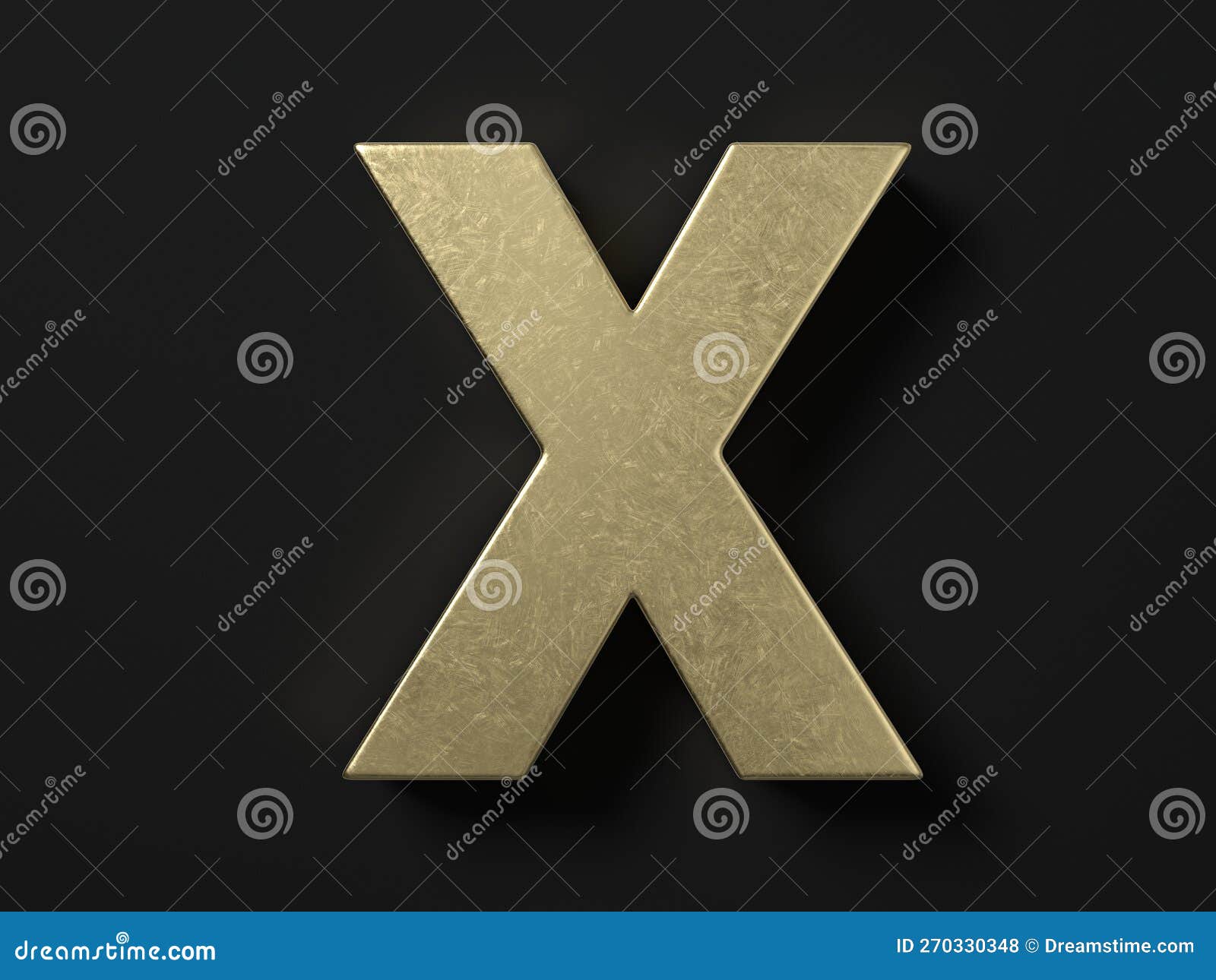 Gold letter X stock illustration. Illustration of glint - 270330348