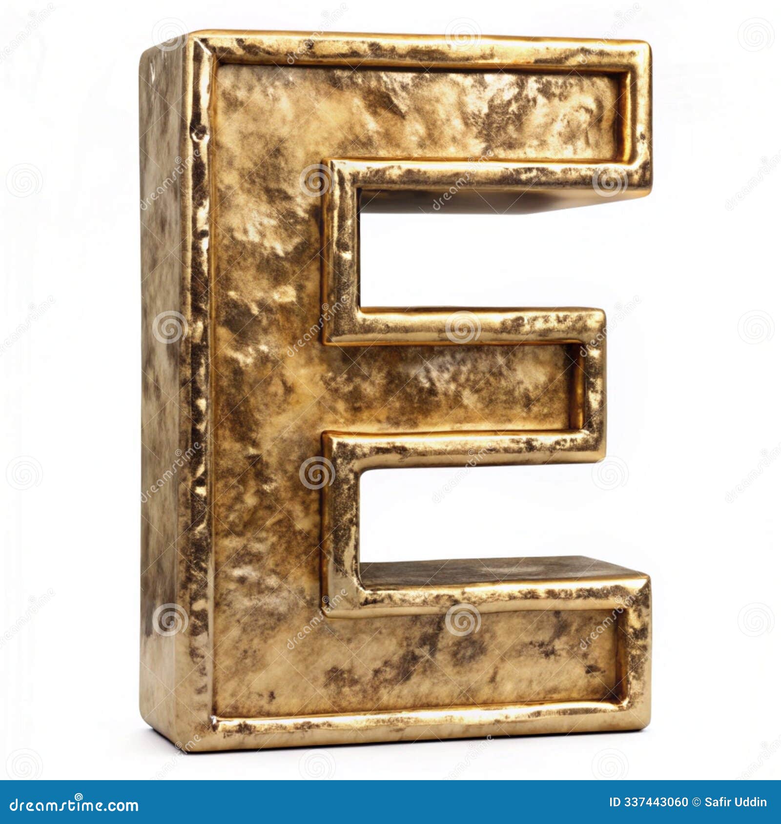 Gold Letter E and Luxury 3d Clipart Stock Illustration - Illustration ...