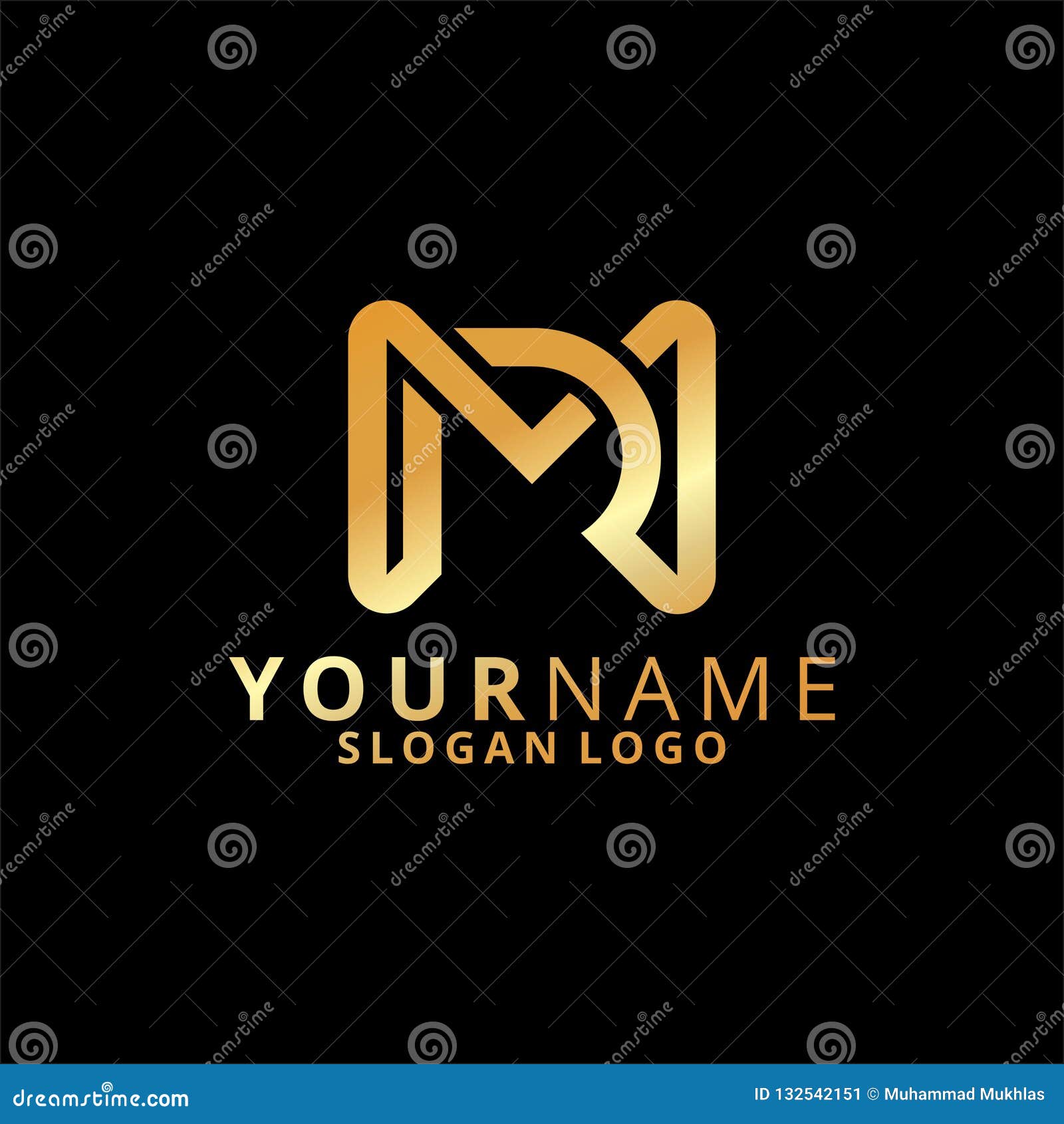 Gold Letter M and R 1 stock illustration. Illustration of real - 132542151