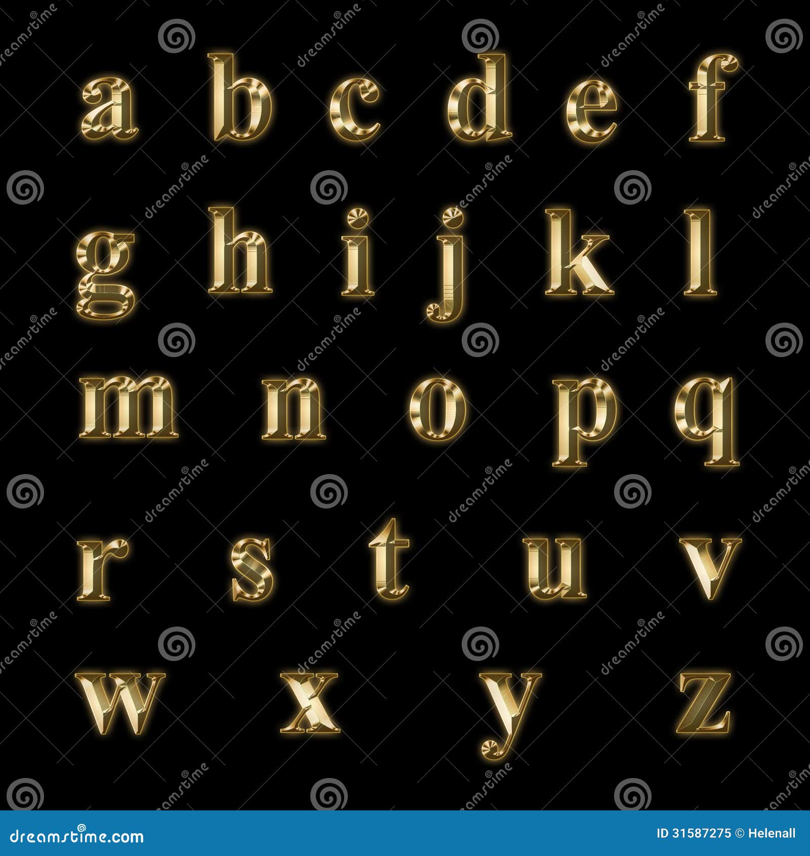 Gold letters stock illustration. Illustration of traditional - 31587275