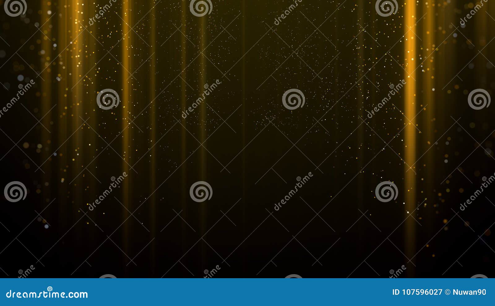Gold Light Awards Background Stock Illustration - Illustration of ...