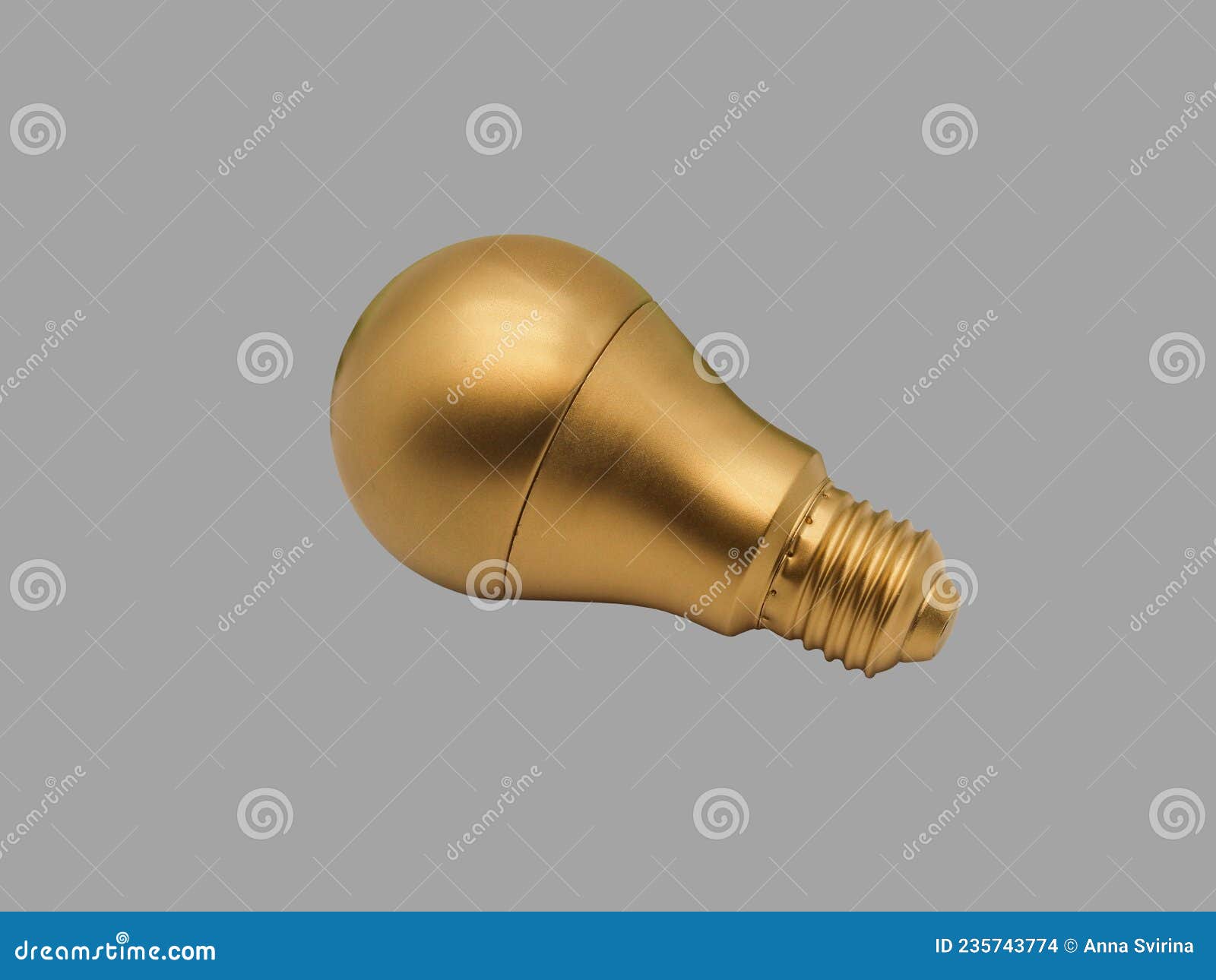 Gold light bulb stock photo. Image of energy, object - 235743774