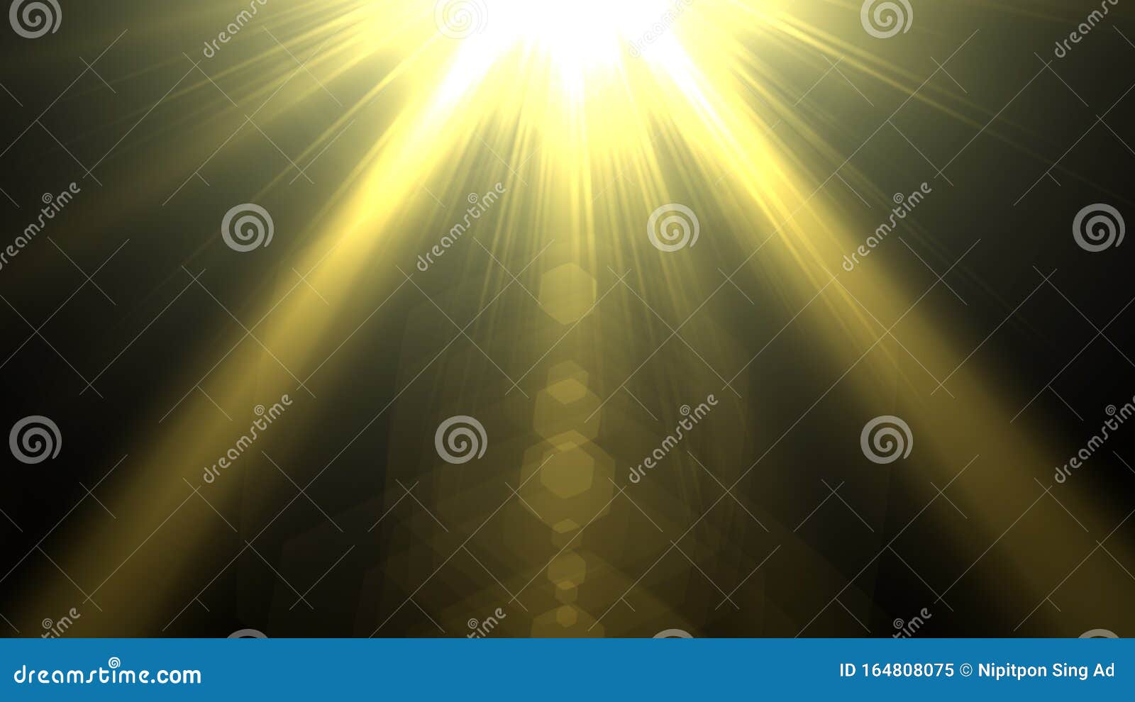 Gold Light Effect Background, Optical Flares Light Effect Stock ...