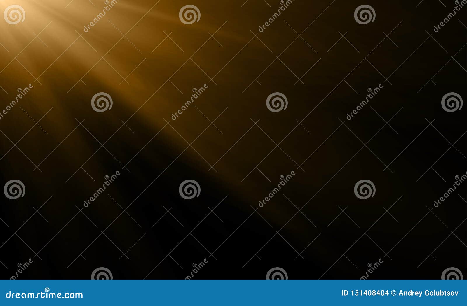Gold Light Ray Sun Beam Vector Background. Abstract Gold Light Flash ...