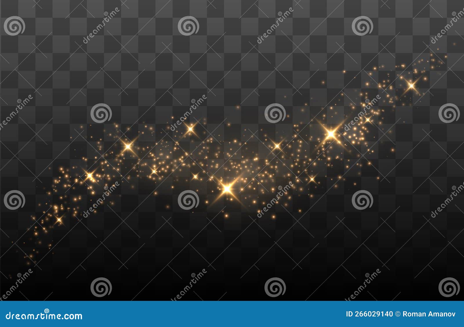 Gold Light. Vector Glitter Particles Stock Vector - Illustration of ...