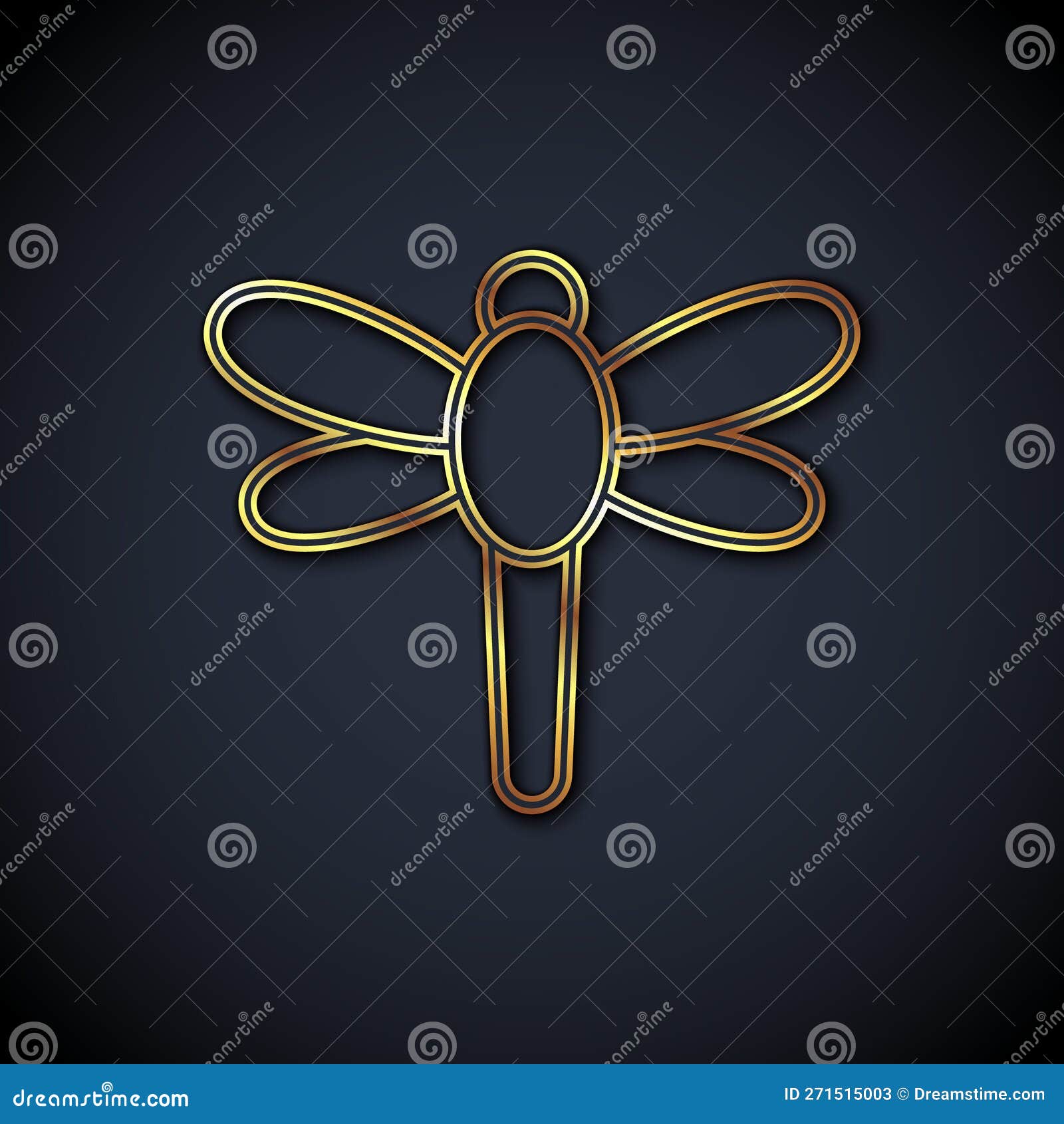 Line Art Dragonfly With Variant Color Available For Logo-icon-clipart ...