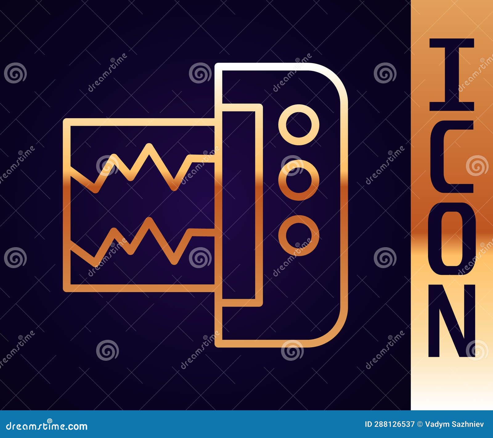 Red Seismograph Icon Isolated On Transparent Background. Earthquake ...