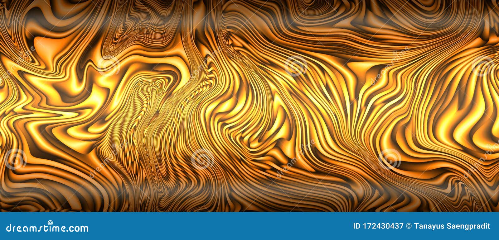 Gold Liquid Metal with Light and Shadow Stock Illustration ...