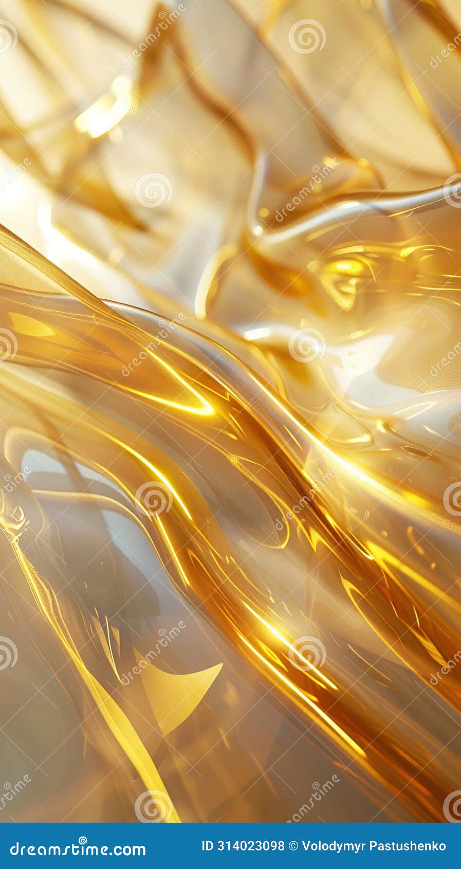 Gold Liquid Texture Seamless Pattern Generative AI Stock Photo - Image ...