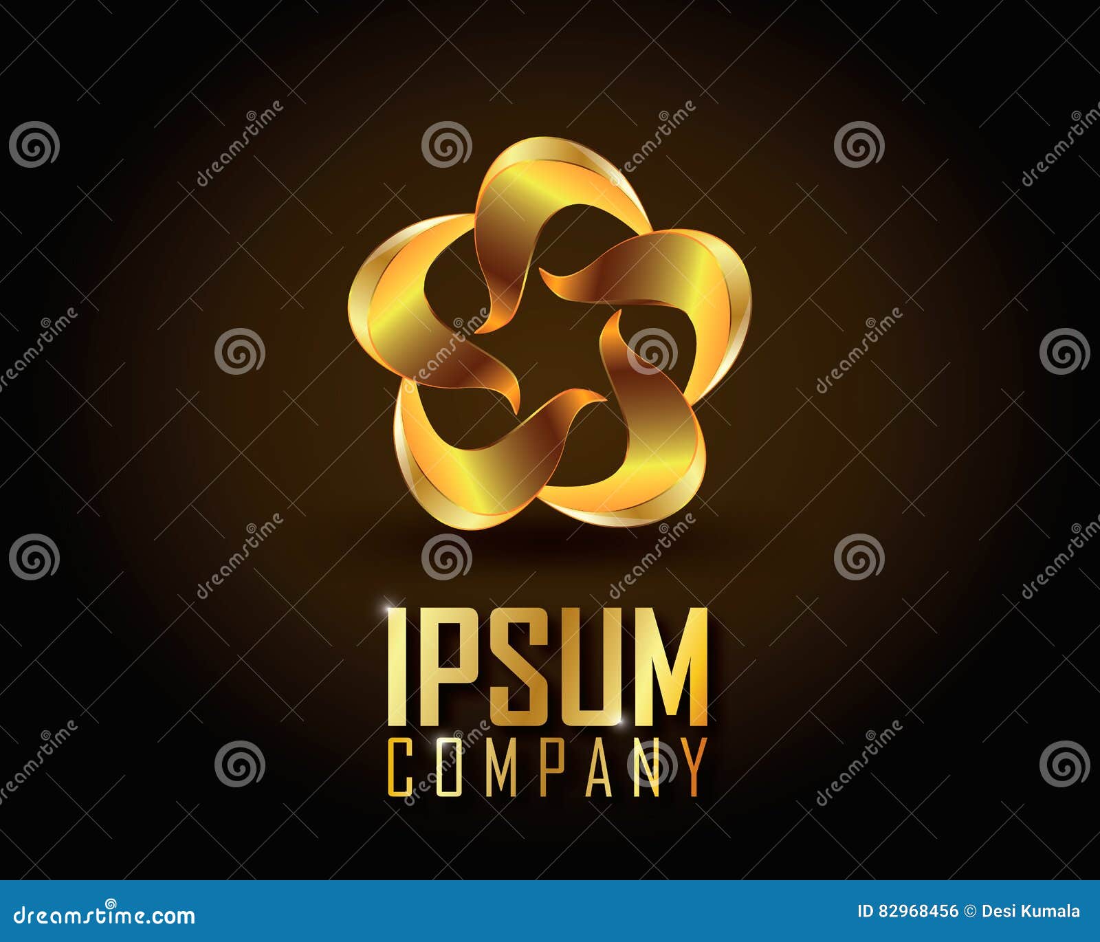 Gold Logo Vector stock vector. Illustration of glossy - 82968456