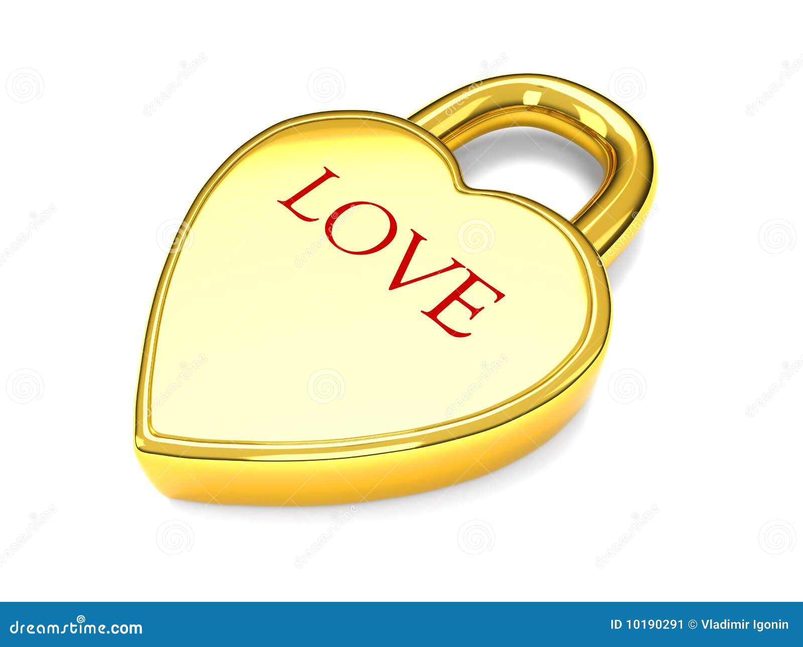 Heart Lock Cartoon Vector | CartoonDealer.com #24438523