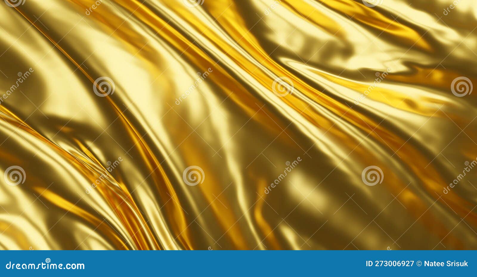 Gold Luxury Fabric Background 3d Render Stock Illustration ...