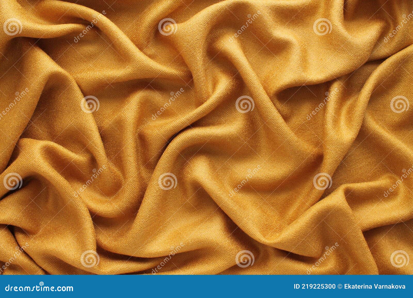 Gold-colored Fabric, Texture, Background Stock Photo - Image of yellow ...