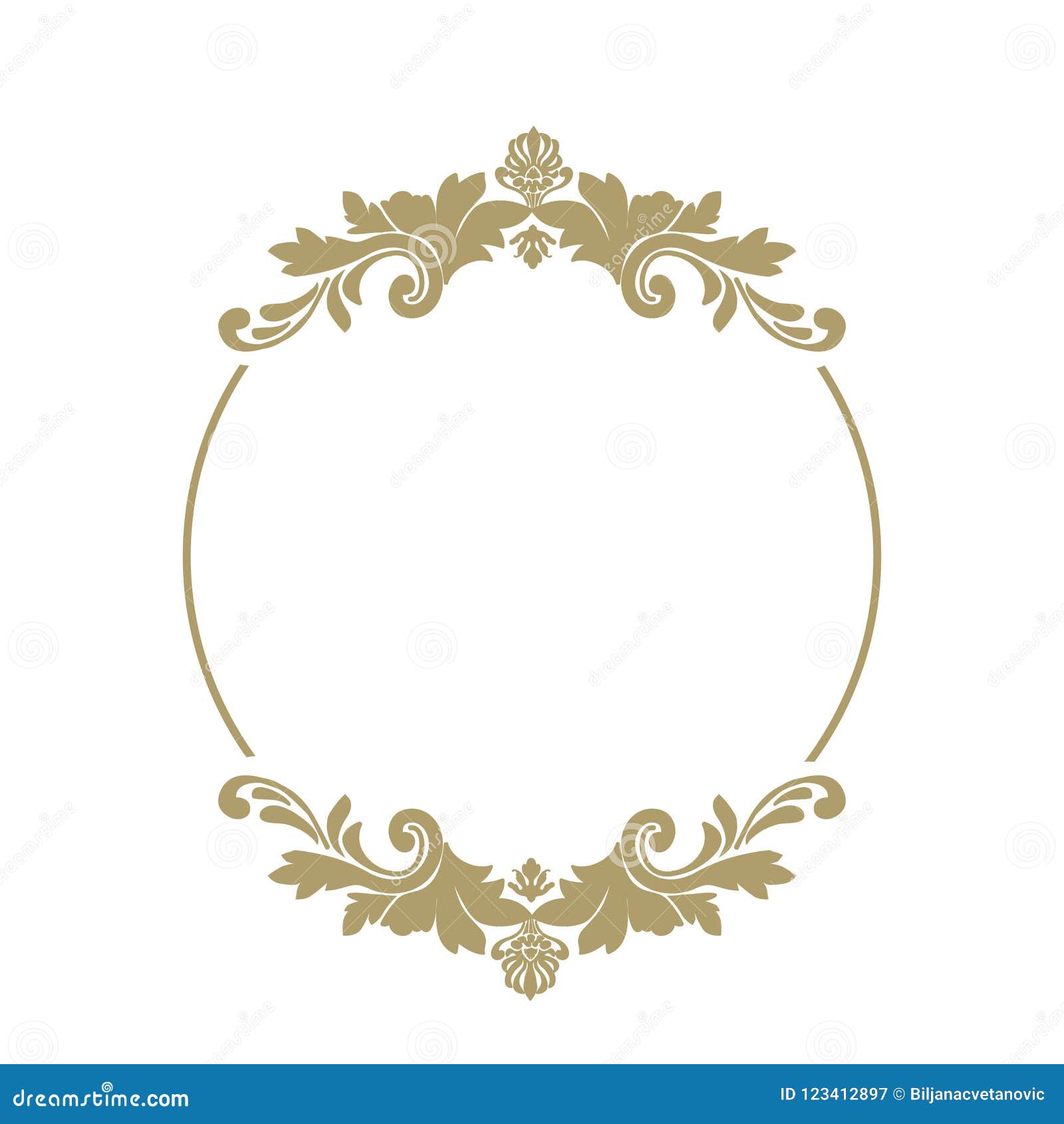 Gold and luxury stock vector. Illustration of decoration - 123412897