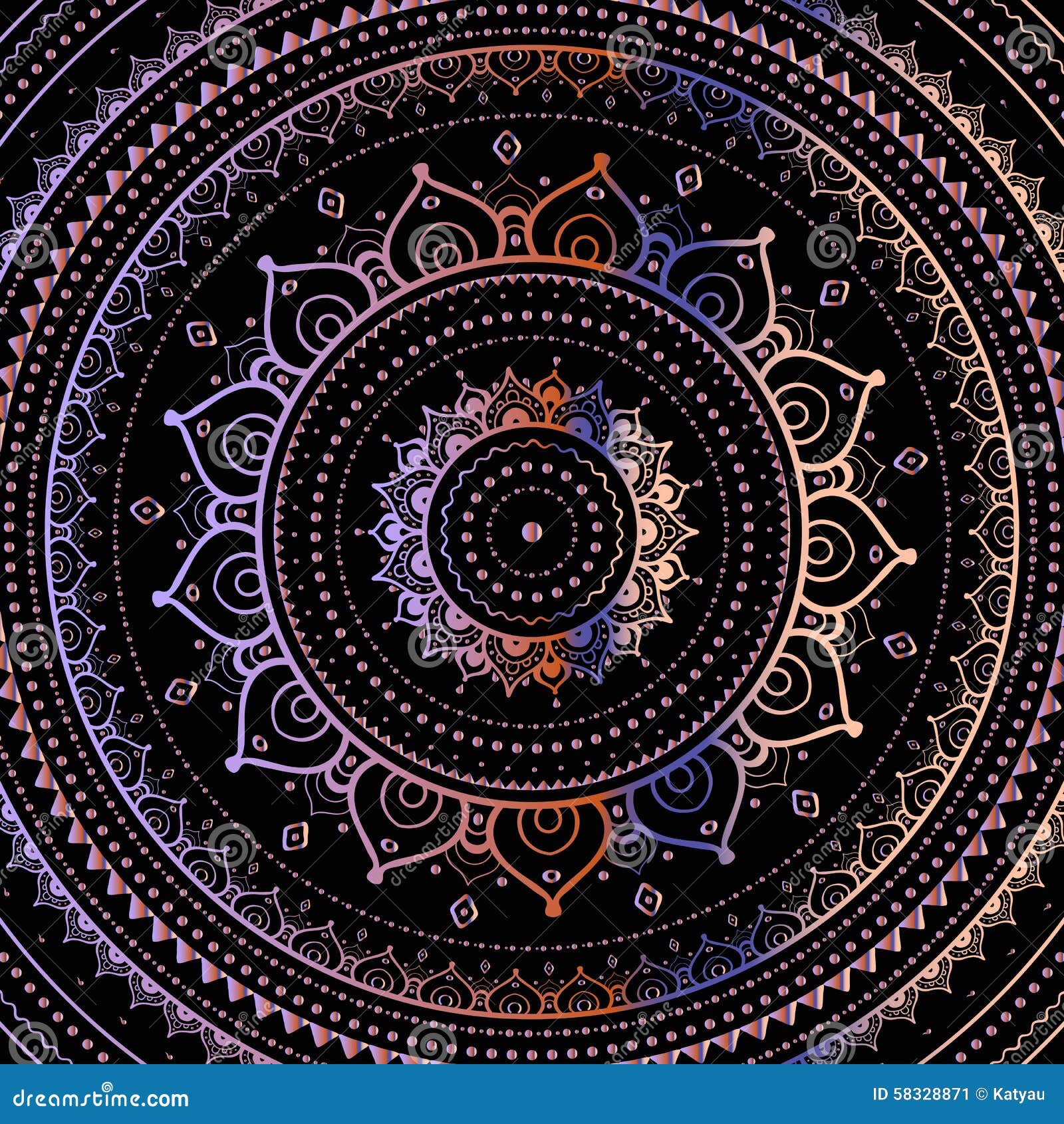 Gold Mandala Texture With Golden Mosaics In The Byzantine Style ...