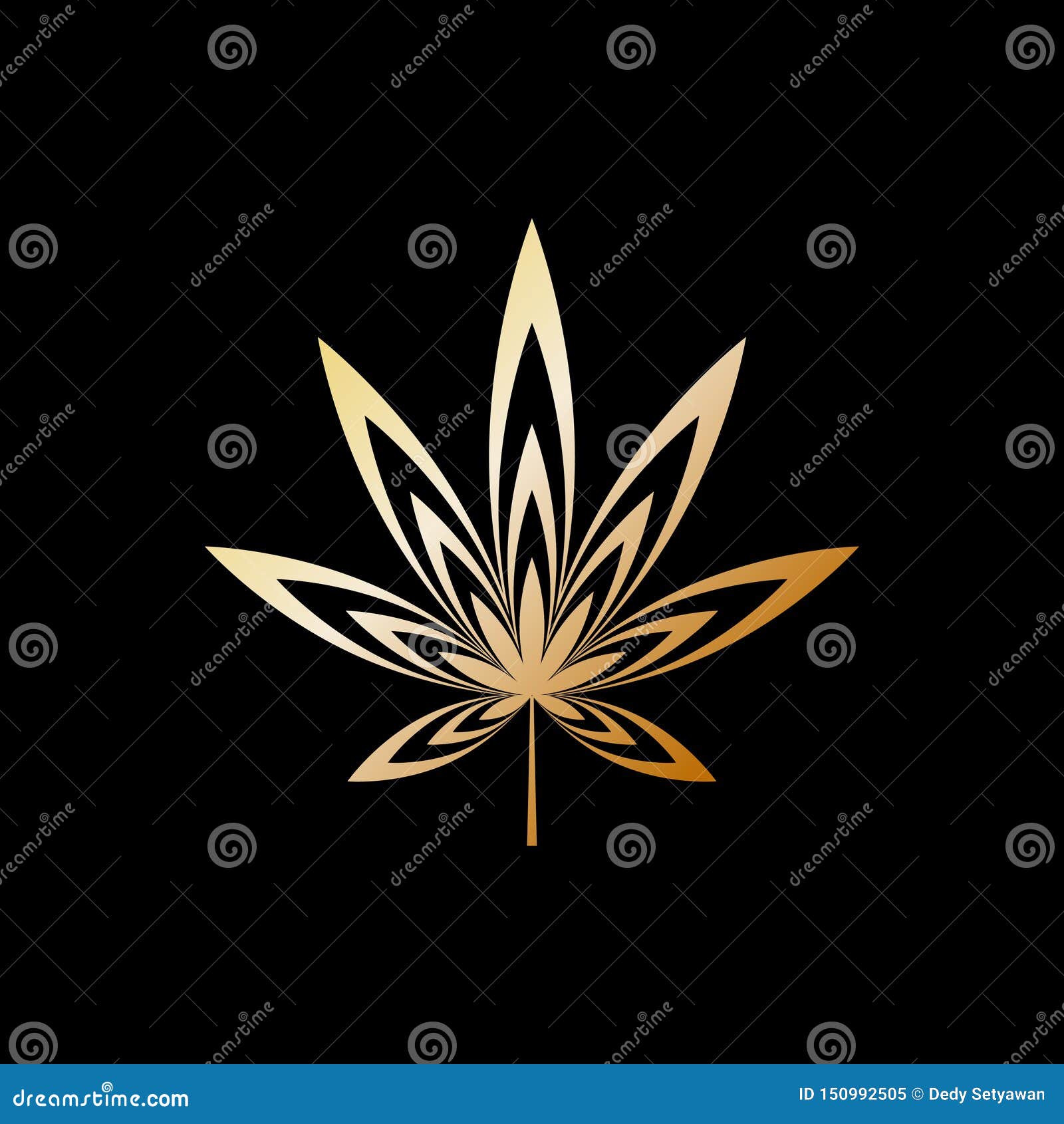 Marijuana leaf design stock vector. Illustration of company - 150992505