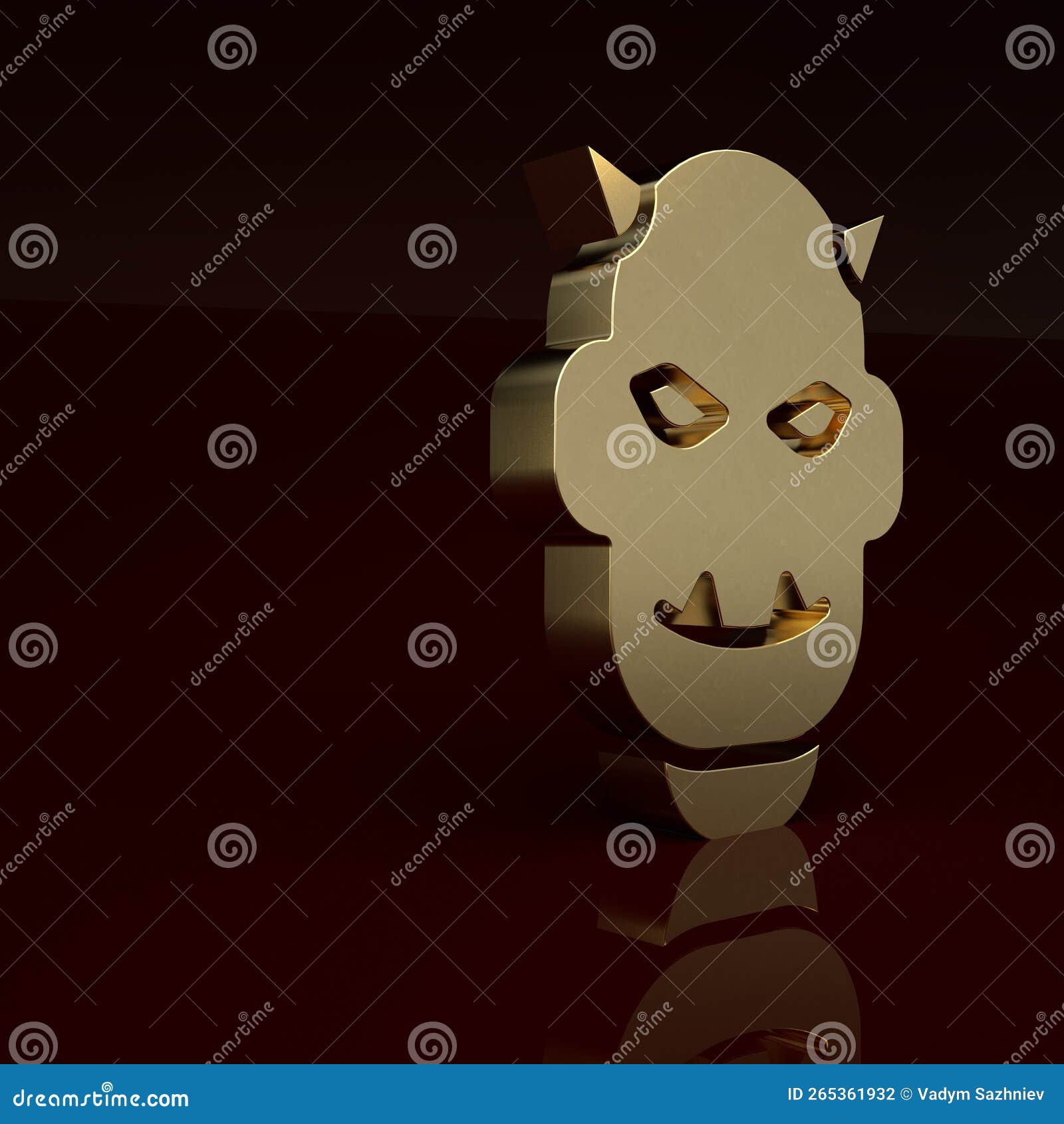 Devil Brown Hoppang Cartoon Character Design Style | CartoonDealer.com ...