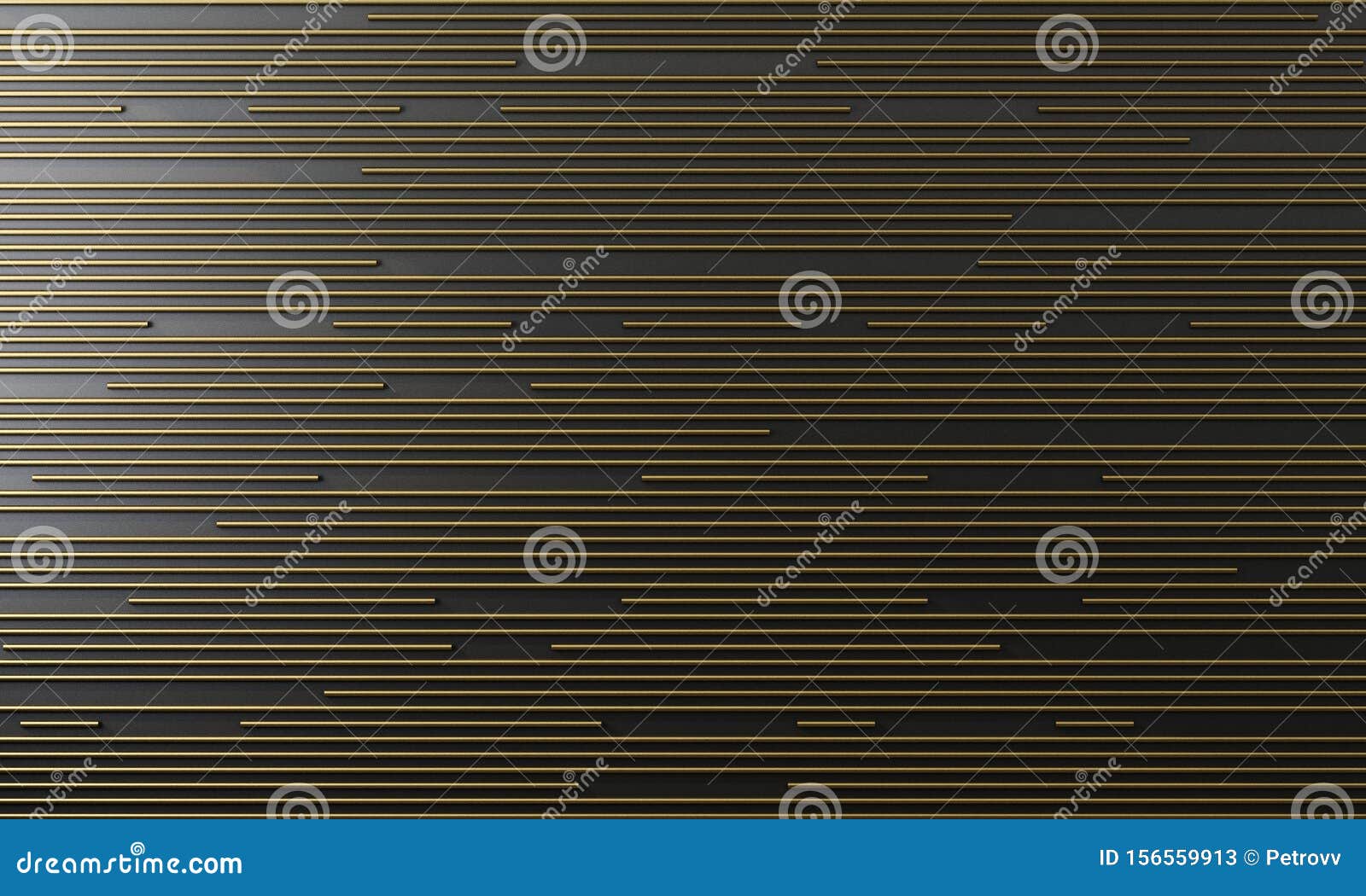 Gold Matte Horizontal Lines on Black Background Stock Illustration ...
