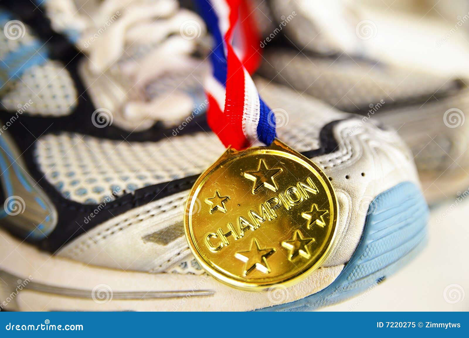 Gold medal stock image. Image of medal, athletics, shoes - 7220275