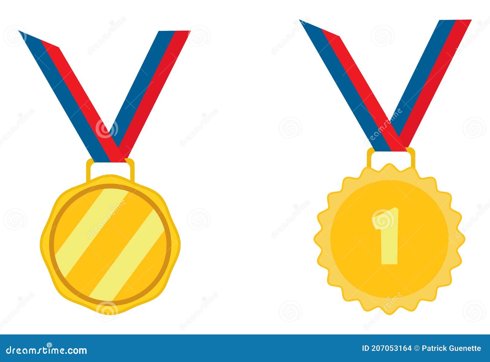 Gold Medal ,illustration, Vector Stock Vector - Illustration of winner ...